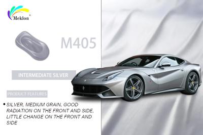 China Meklon P-405 Medium Silver Automotive Paint 1L-5L Tins with ISO Certifications for Vehicle Refinishing for sale