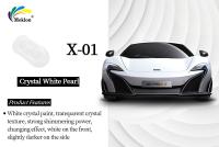 China Meklon X-01 Crystal White Pearl 1K Automotive Paint - 3.75L Cans with 24 Month Shelf Life for Car Refinishing for sale