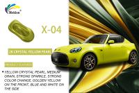 China 1K Crystal Yellow Pearl Auto Paint 1L & 3.75L Tins with 15-20μm Coating Thickness and 2-Year Shelf Life for sale