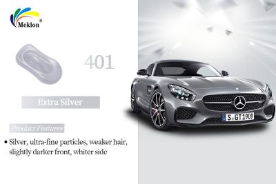 China UV Proof 1K Metallic Silver Car Paint - 15-20μm Coating Thickness, 2 Year Shelf Life, Alkali Resistant Automotive Coating for sale