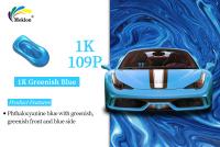 China Good Gloss Car Body Coating 1K Greenish Blue Intermix Automotive Refinish Paint for sale