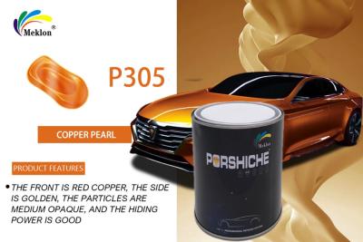China Meklon P-305 Copper Pearl Car Paint - 10-20 Micron Film, 24 Hour Pot Life, Weatherproof Finish for sale