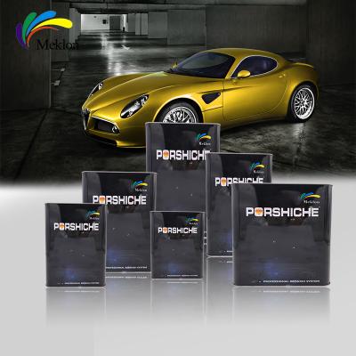 China Fine Copper Pearl Car Paint - 1K Metallic Basecoat with 1:1.2 Mixing Ratio for High-Gloss Automotive Finishes for sale
