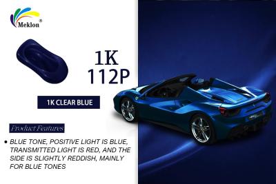 China China Popular 1K Transparent Blue Automotive Refinish Paint For Car Surface Protection for sale