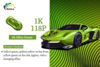 China 1K Oliver Green Anti-Corrosion Customized 2K Solid Color Auto Varnish Car Paint for sale