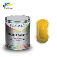 China Anti-Rust Car Coating Paint 1K Middle Yellow Touch Up Auto Spray Painting for sale