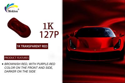 China Durable Auto Base Coat Paint UV Resistant Multifunctional Briliant Red for sale