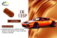 China Orange Red Acrylic Clear Coat Automotive Painting Waterproof Nontoxic for sale