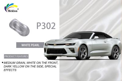 China Durable Glossy Pearlescent White Car Paint Waterproof Pearl Clear Coat Auto Paint for sale