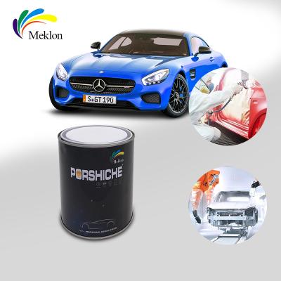 China Meklon P-X08 Low VOC Metallic Silver Car Paint with Sparkling Blue Finish - 1-2 Hour Dry Time for sale