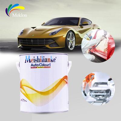 China 1K Acrylic Car Paint Basecoat Black Color Film Thickness 1.5-2.0 Mils for sale