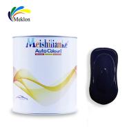China 1K Acrylic Car Paint Basecoat Black Color Film Thickness 1.5-2.0 Mils for sale