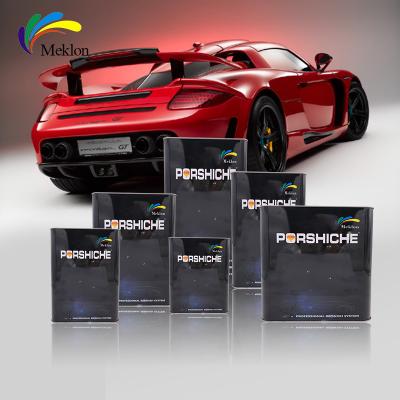 China Nontoxic Heatproof Brilliant Red Car Paint Fade Resistant Top Coat Automotive Car Paint for sale