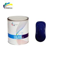 China 1K Auto Body Refinish Car Paint Good Covering Power Transparent Blue for sale