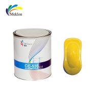 China Bi - Component 1K Lemon Yellow Automotive Paint Auto Body Acrylic Repair Base Spray Coat for sale