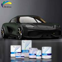China Excellent Black Stability Automotive Paint Topcoat With UV Protection And Wear Resistance for sale