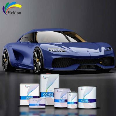 China Superior Car Paint Top Coat Glossy For Automotive 2K Standard Blue for sale
