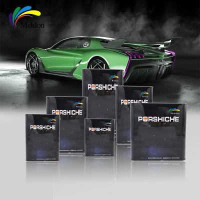 China Auto Paint Appearance With  Through Green Refinish Car Paint With A Wear-Resistant And Scratch Resistant Appearance for sale