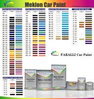 China 1K Frost Snow Blue Gloss Acrylic Solid Colours Auto Paint For Used Car Body Repair for sale