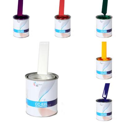 China High Gloss White Acrylic Car Spray Paint - Professional Automotive Refinish Coating with UV Resistance and Superior Coverage for sale