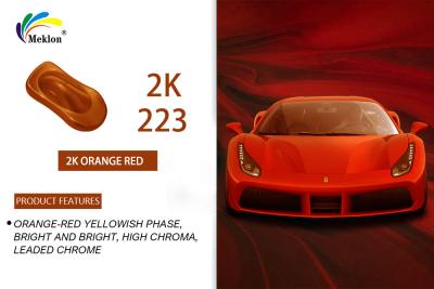 China ISO/MSDS/SGS Approved Orange Red Car Paint For Excellent Coverage And Protection for sale