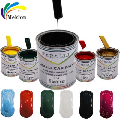 China OEM Toyota 218 Black Pearl Blended Topcoat Automotive Paint for sale