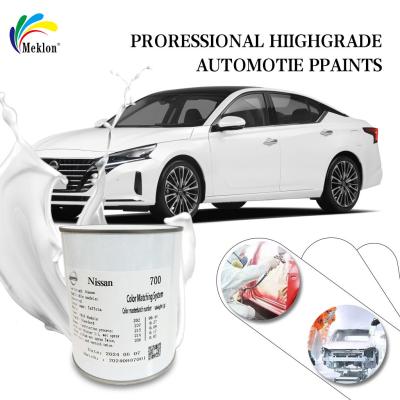 China Nissan ABQ White Pearl Car Paint Gloss Finish 100G Formula with 1:1 Color Restoration for sale
