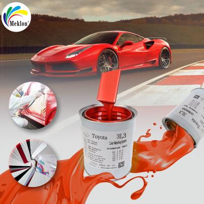 China Auto Paint With Meklon Toyota 3L3 Deep Red Pearl Ready Mixed Car Paint for sale