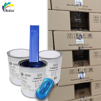 China Meklon Portimao Blue Automotive Refinish Paint for BMW 3 Series 2020 Models with 98% Color Match Accuracy for sale