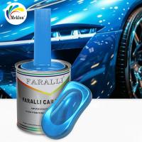China 1K Frost Snow Blue Gloss Acrylic Solid Colours Auto Paint For Used Car Body Repair for sale