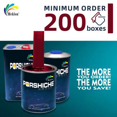 China High Glossy Car Paint TopCoat Anti Corrosion UV Protection Auto Paint Supplier Automotive Refinish Paint for sale