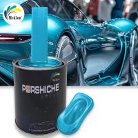 China Eco-Friendly Greenish Blue 1K Auto Paint Basecoat | 8-10 m²/L Coverage | 15-20 Min Drying Time for sale