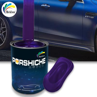 China Acrylic Car Paint Coating Auto Refinish 1K  PU Polyurethane Car Spraying Paint For Car Care Repair Product for sale
