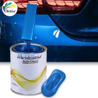 China Acrylic Car 1K Base Paint Blue Color Acrylic Polymer Auto Paint Car Refinish Auto PU Color Polyurethane Spraying Paint for sale