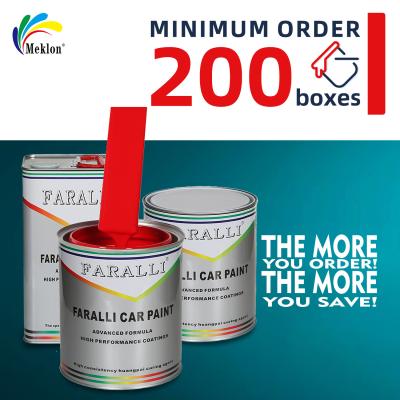 China Cost-Effective Automotive Paint Red High Performance Automotive Auto Refinish Repair Coating Car Paint for sale