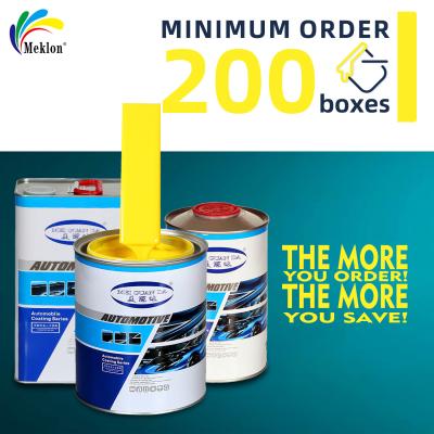 China Professional Production- Automotive Paint Yellow Car Auto Spray Ceramic Paint Car Auto Body Paint for sale