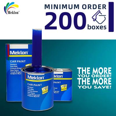 China Auto Body Car Paint 1K Basecoat Blue Pearl Colors Crystal Coating Automotive Spray Auto Base Car Paint for sale