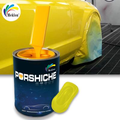 China High Gloss Solid Colors Car Paint Factory Basecoat Auto Car Paint Automotive Paint for sale