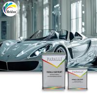 China High Gloss Liquid White Pearl Metallic Purple Car Paint 2K Solid Color Coating Basecoat with Low VOC Water-Based Formula for sale