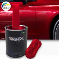 China Meklon 1K Red Metallic Automotive Refinish Paint - 2:1 Mix Ratio, 10-20 Micron Film Thickness, ISO TS 16949 Certified for sale