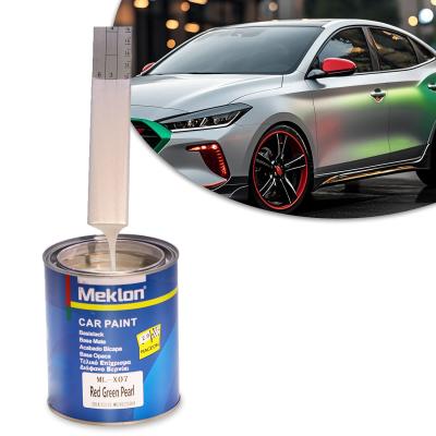 China Automotive 1K Red Green Pearl High Solid High Gloss Acrylic Car Paint Hot Sale Factory Price for sale