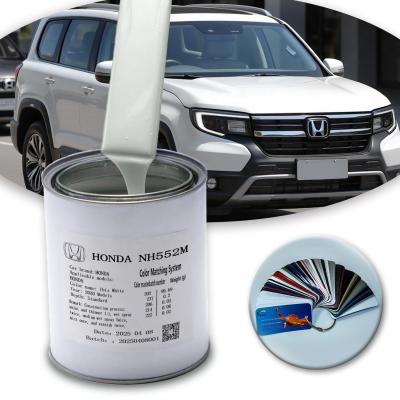 China Scratch Resistance Honda NH552M 1K Light Gray Silver Acrylic Car Paint for sale