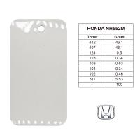 China Scratch Resistance Honda NH552M 1K Light Gray Silver Acrylic Car Paint for sale