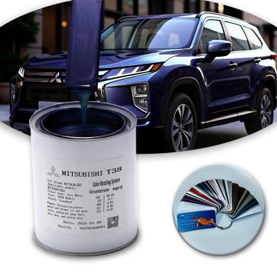 China Dedicated Sales Refinish Car Paint For Mitsubishi Models With High-Performance Production System for sale