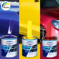 China Anti-corrosion and Anti-UV matching original factory color iron yellow car paint for sale