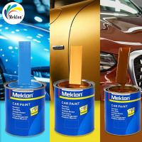 China 1k2k High Sales Environmentally Friendly Car Repair Paint Metal Gold Car Paint for sale