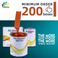 China Weather Resistant And UV Resistant Orange Red Car Repair Paint for sale