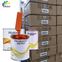 China Weather Resistant And UV Resistant Orange Red Car Repair Paint for sale