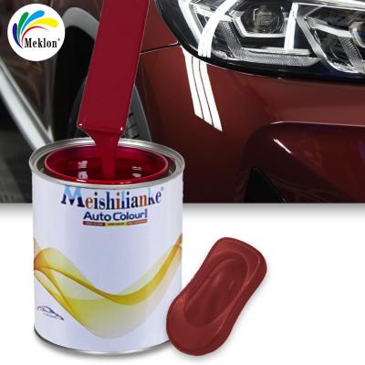 China High Cost-Effective Weather Resistant And High-Temperature Resistant Wine Red Car Repair Paint for sale