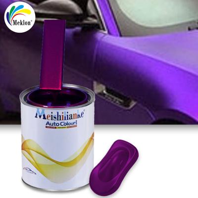 China Manufacturer Direct Sales Of High-Quality UV Resistant Bright Purple Automotive Repair Paint for sale